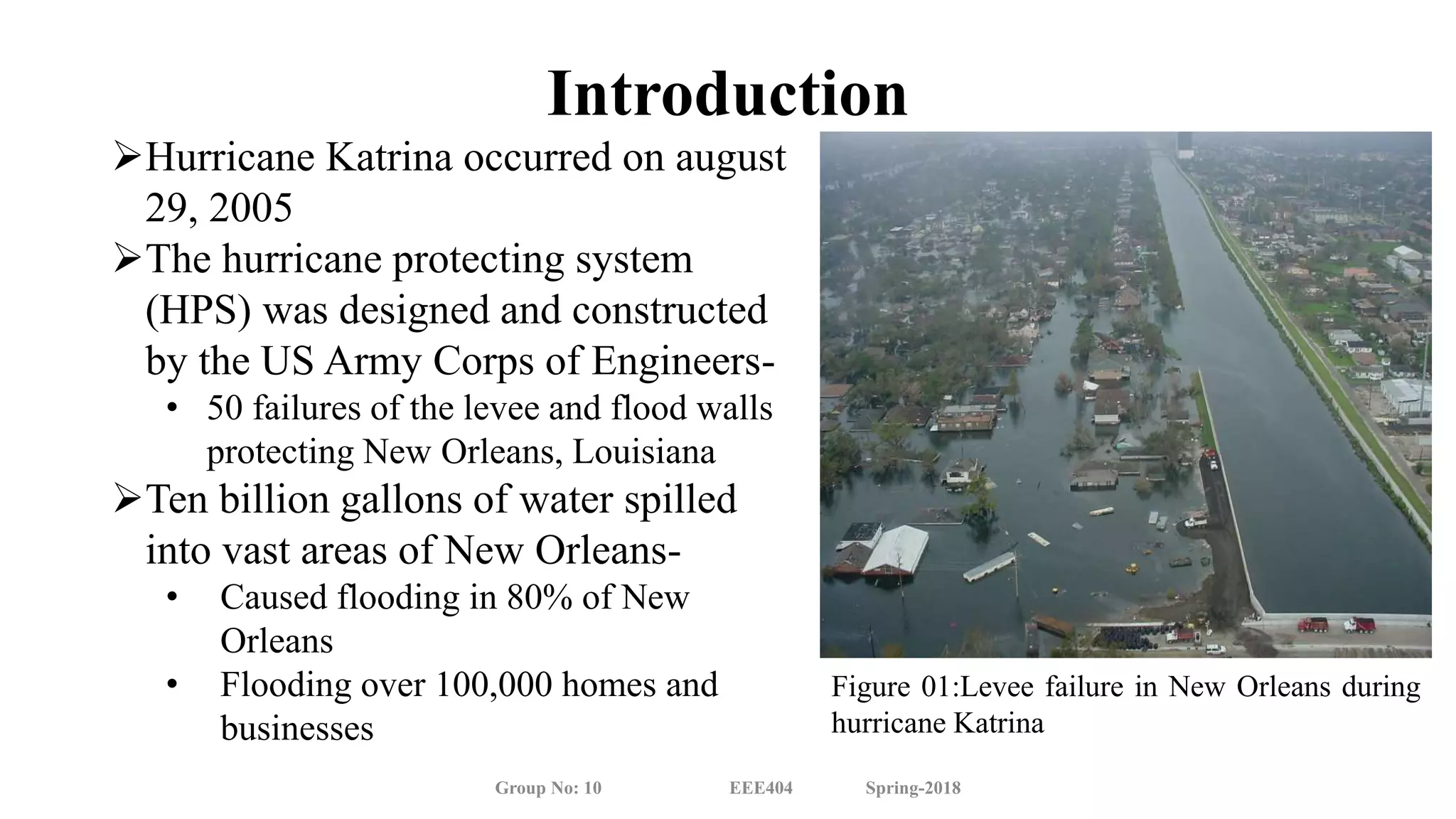 Case Study of Levee Failures in New Orleans | PPTX