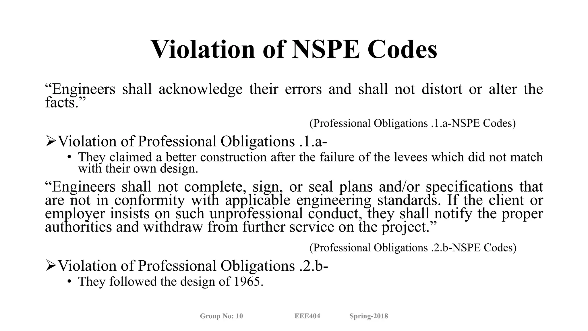 Case Study of Levee Failures in New Orleans | PPTX