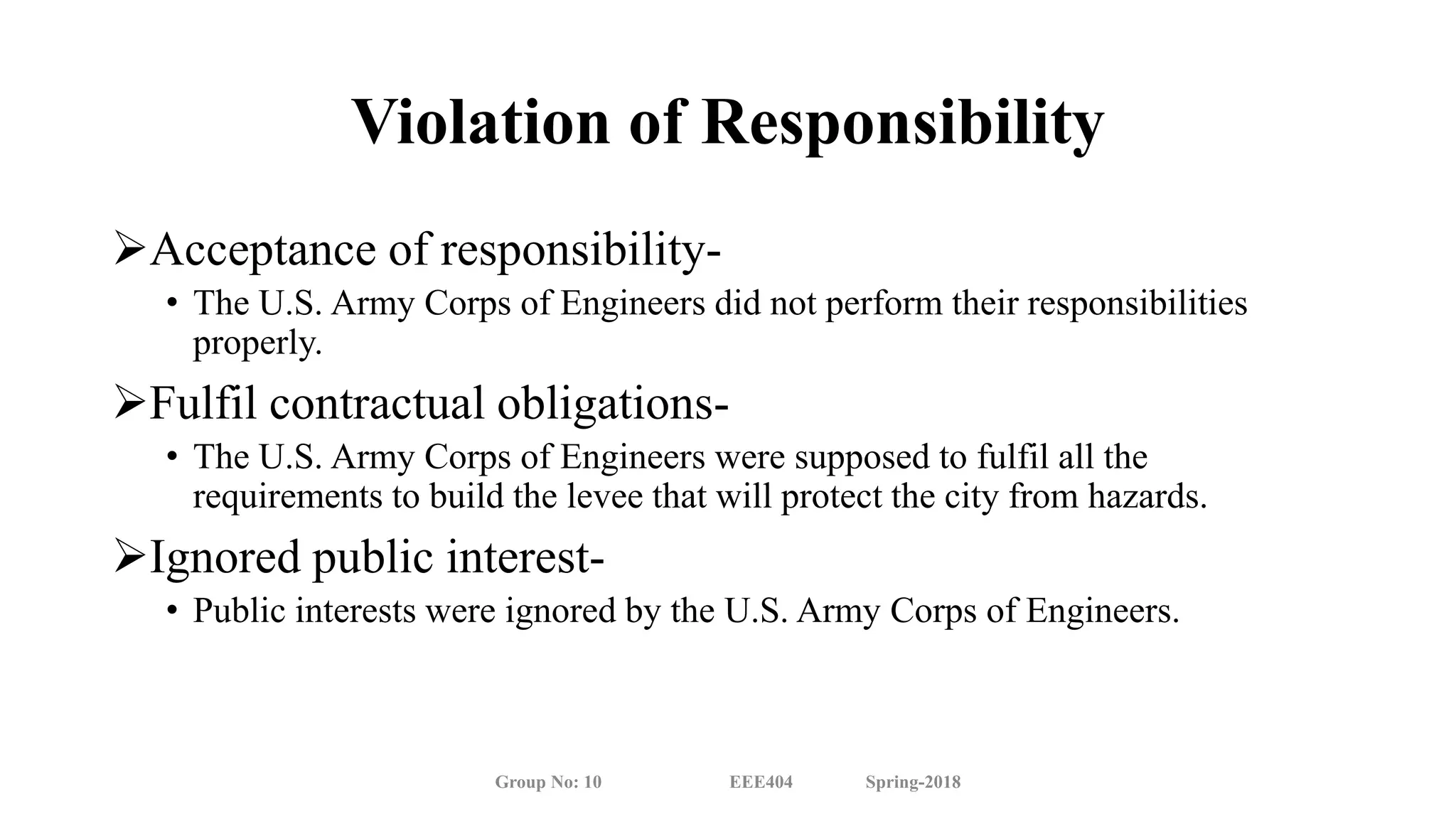Case Study of Levee Failures in New Orleans | PPTX