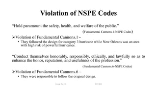 Case Study of Levee Failures in New Orleans | PPTX