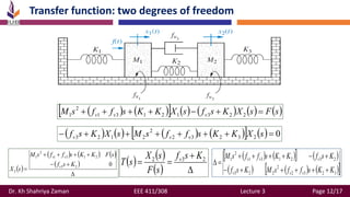 Introduction to control systems lecture 3 slides | PDF