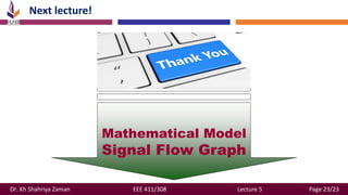 Introduction to control systems lecture 5 slides | PDF