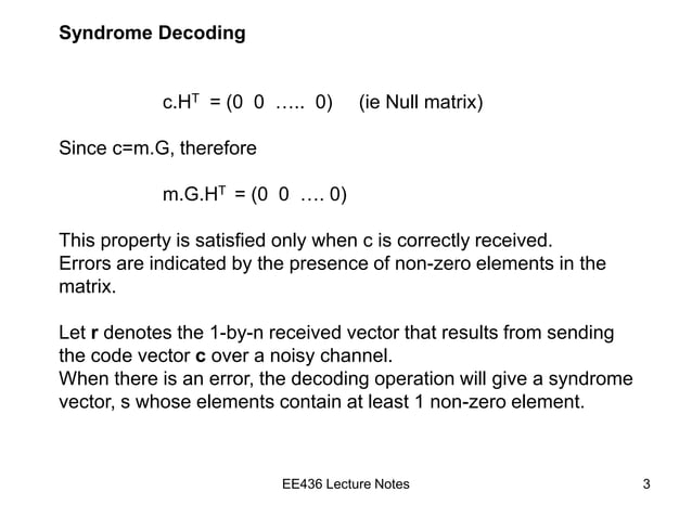 EEE436 Lecture Slide 3.ppt digital commission coding | PPT