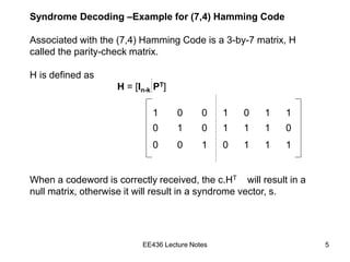 EEE436 Lecture Slide 3.ppt digital commission coding | PPT
