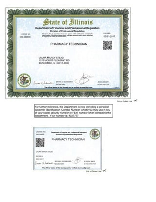 Pharmacy Technician License