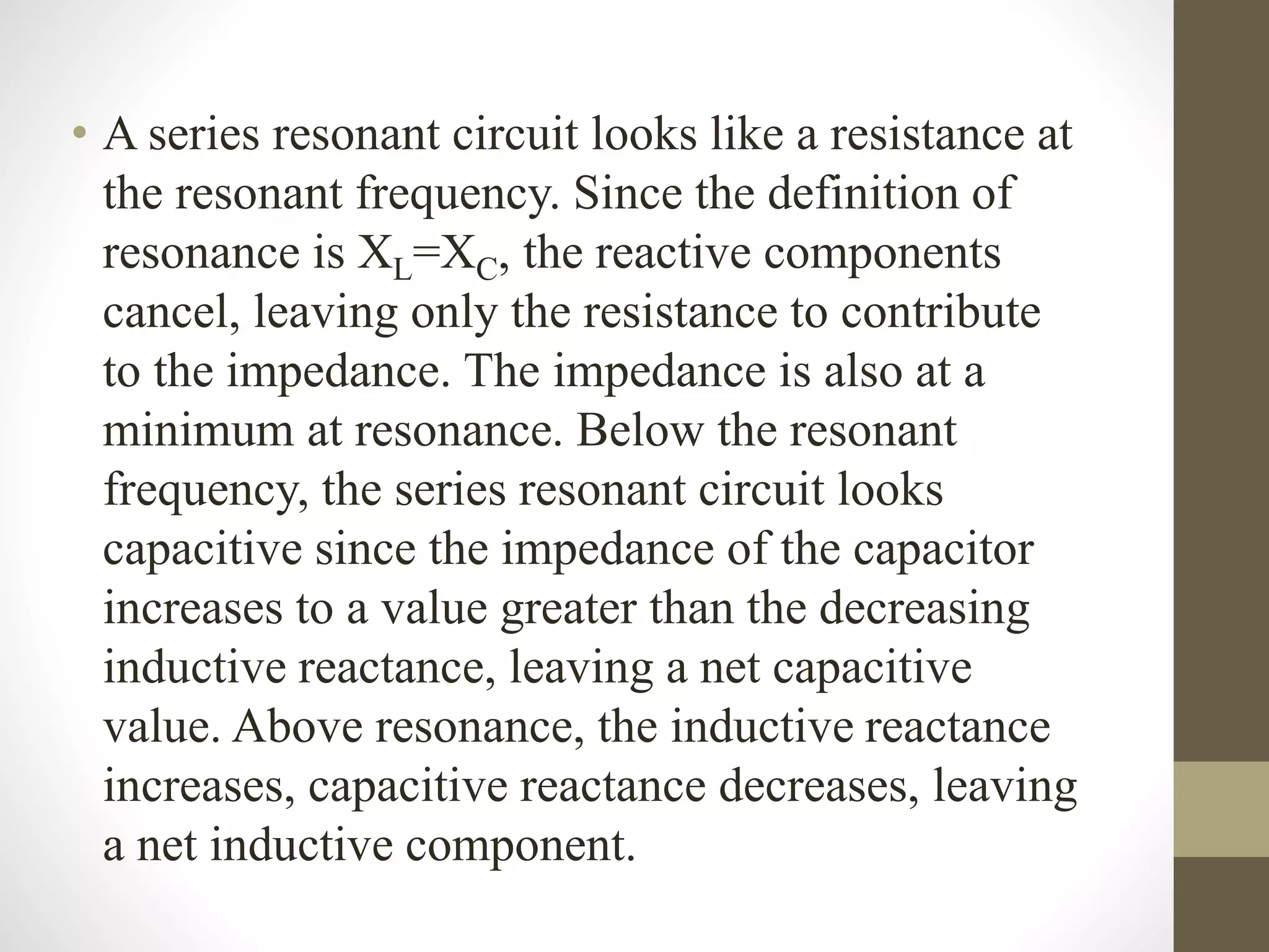 Q-Factor In Series and Parallel AC Circuits | PPTX