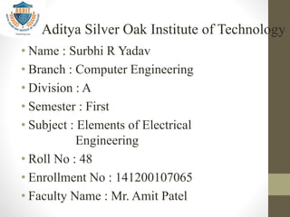 Q-Factor In Series and Parallel AC Circuits | PPTX
