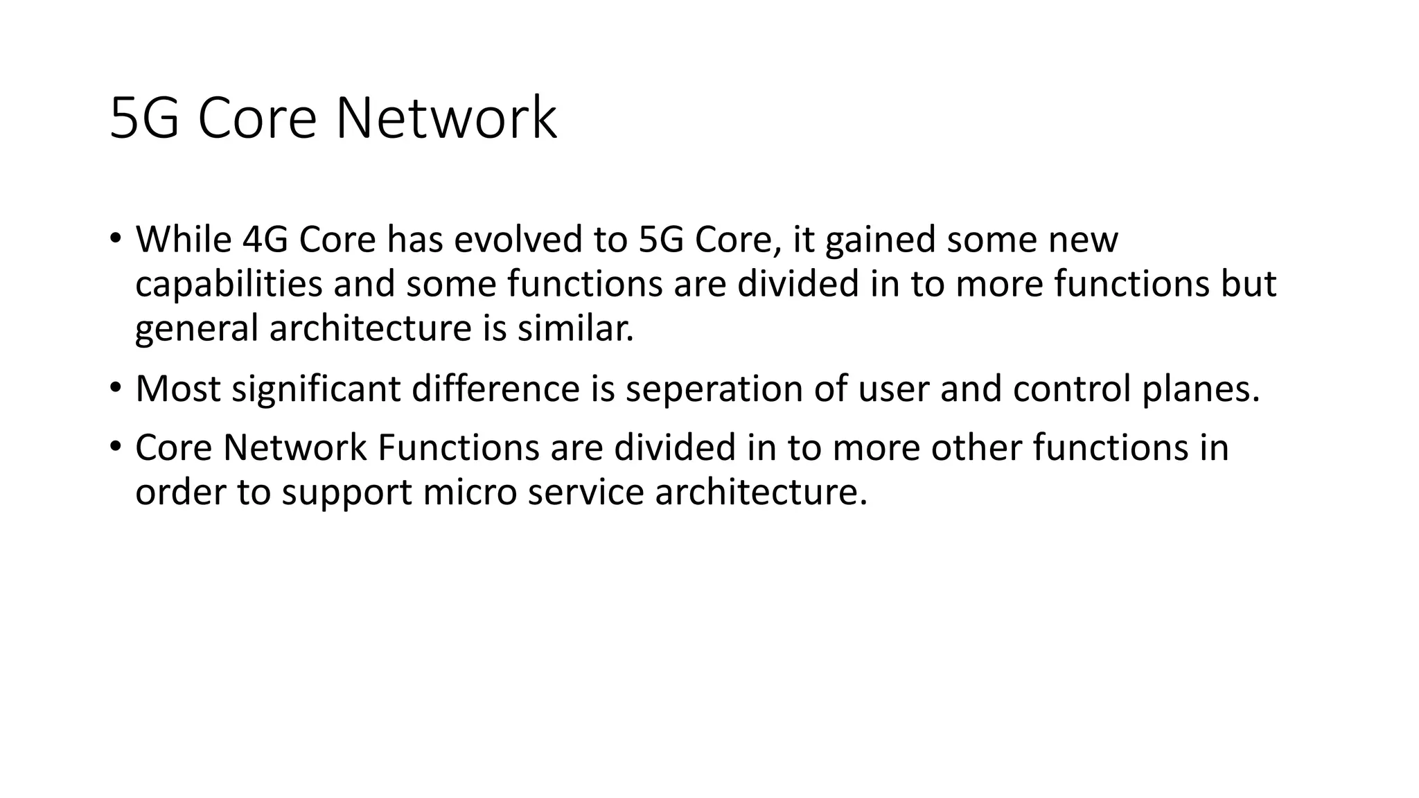Evolution of Core Networks | PPT