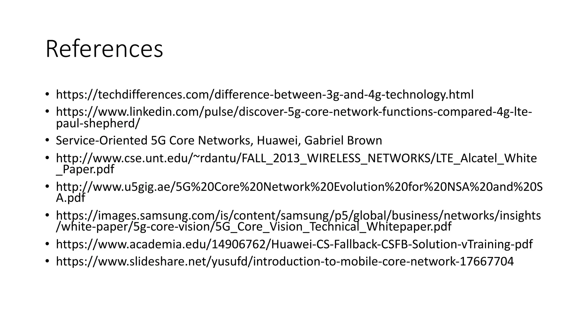 Evolution of Core Networks | PPT