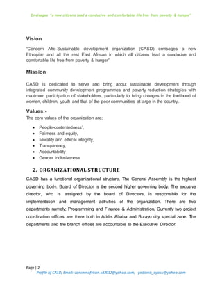 Concern Afro Sustainable Development-profile (2) | DOCX