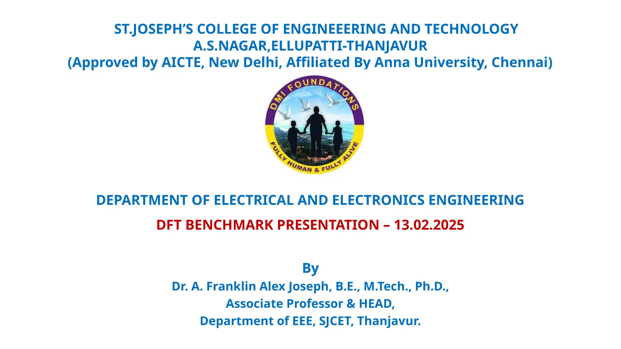 ELECTRICAL AND ELECTRONICS DEPARTMENT BENCHMARK ACTIVITIES | PPTX