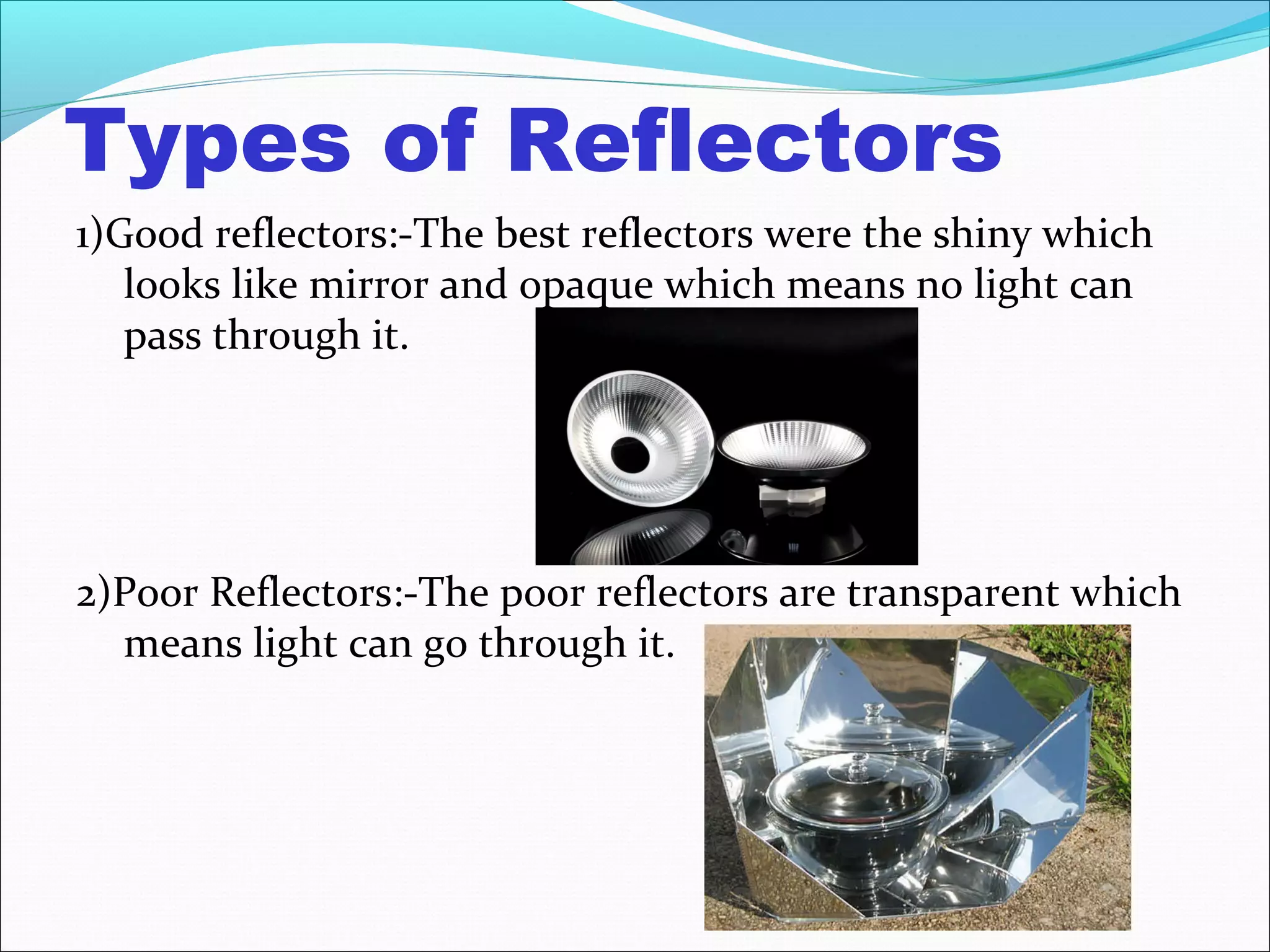 Fixtures and Reflectors | PPT