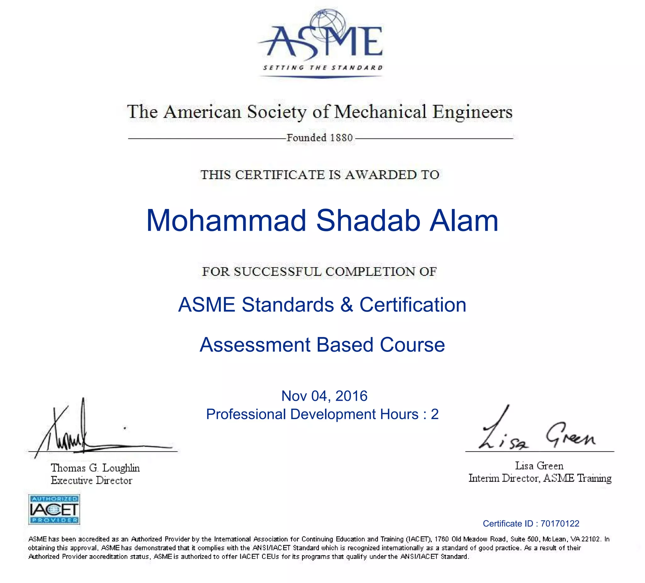 Certificate | PDF