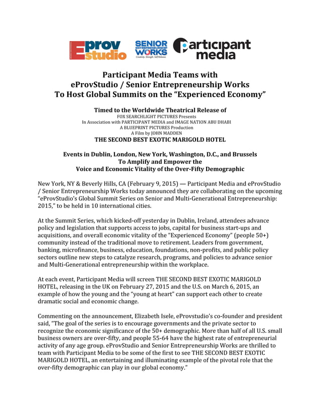 Press Release_Participant Media Teams with eProvStudio_Announcement | PDF