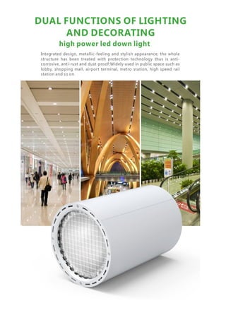 New 80W 120W LED Down Light | PDF
