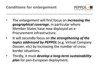 Eee Gov 2009 Peppol Enlargement Process | PPT