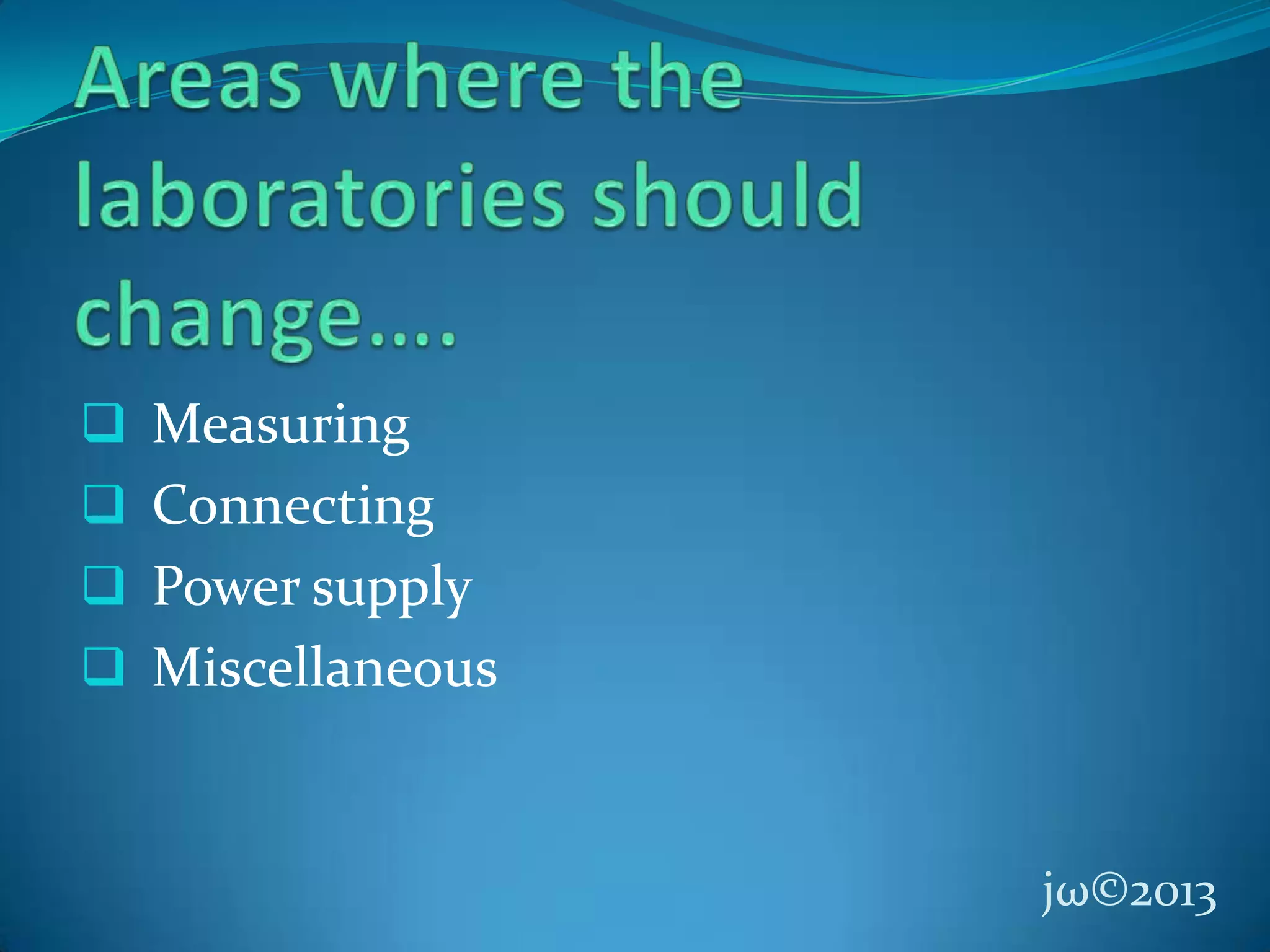 Electrical engineering labs modernization | PPT
