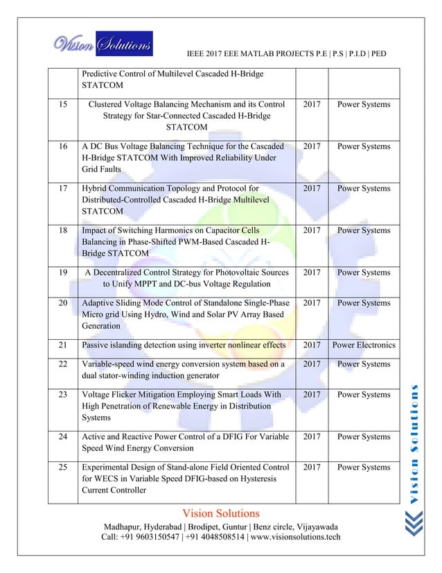 IEEE 2017 EEE matlab projects | PDF | Internet of Things | Internet