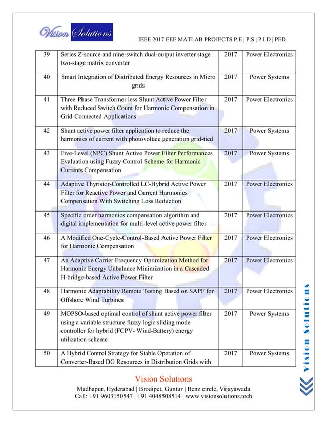 IEEE 2017 EEE matlab projects | PDF | Internet of Things | Internet