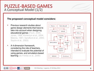 Gamified Learning Activities In Situ: Lessons Learnt with Teachers and ...