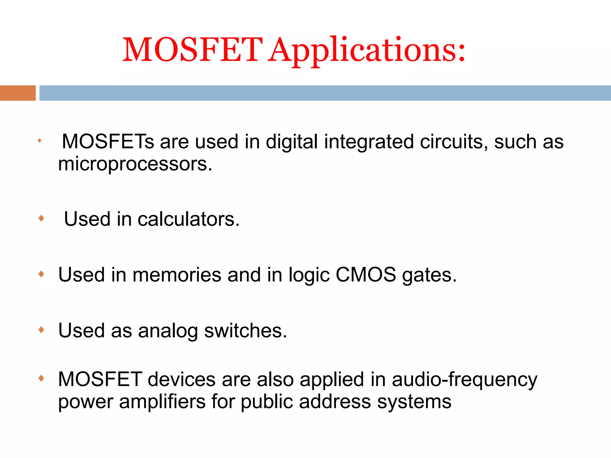 Mosfet detail | PPT
