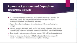 Power factor and power in AC circuit | PPT