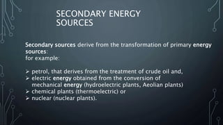 Introduction To Energy And its sources | PPTX