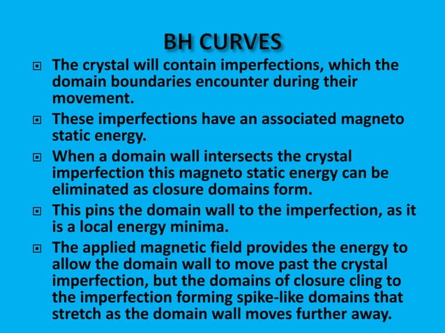 BH Curve | PPTX | Physics | Science