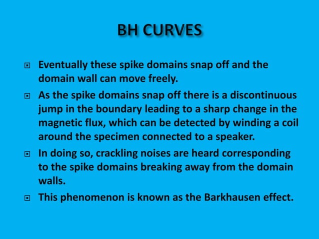 BH Curve | PPTX | Physics | Science