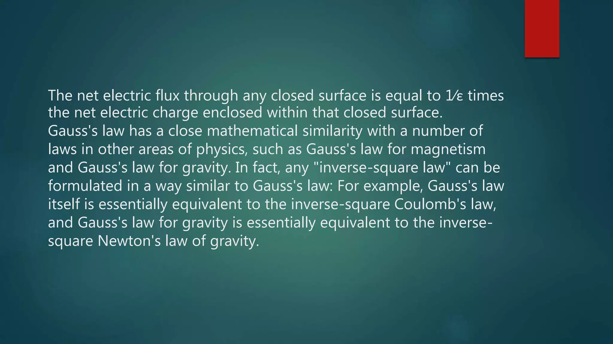 ELECTROSTATIC INDUCTION AND GAUSS LAW | PPTX | Chemistry | Science