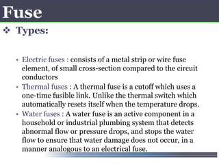 Eee(types of fuse) | PPTX
