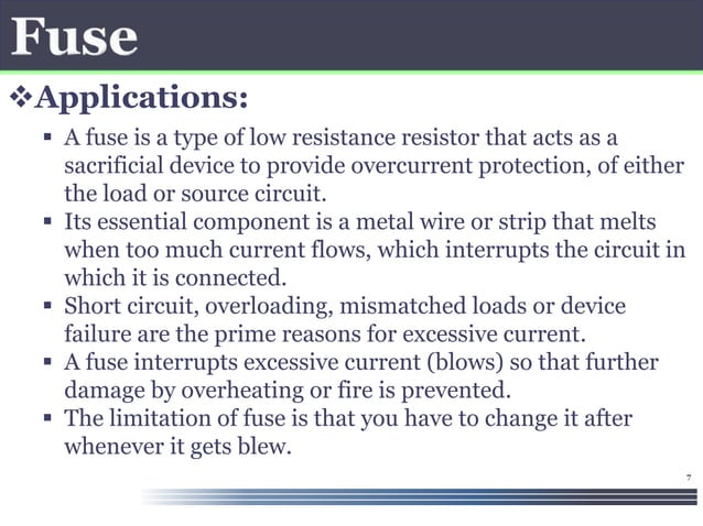 Eee(types of fuse) | PPT