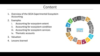 Role of SEEA Framework for Valuation of Natural Resources | PPTX