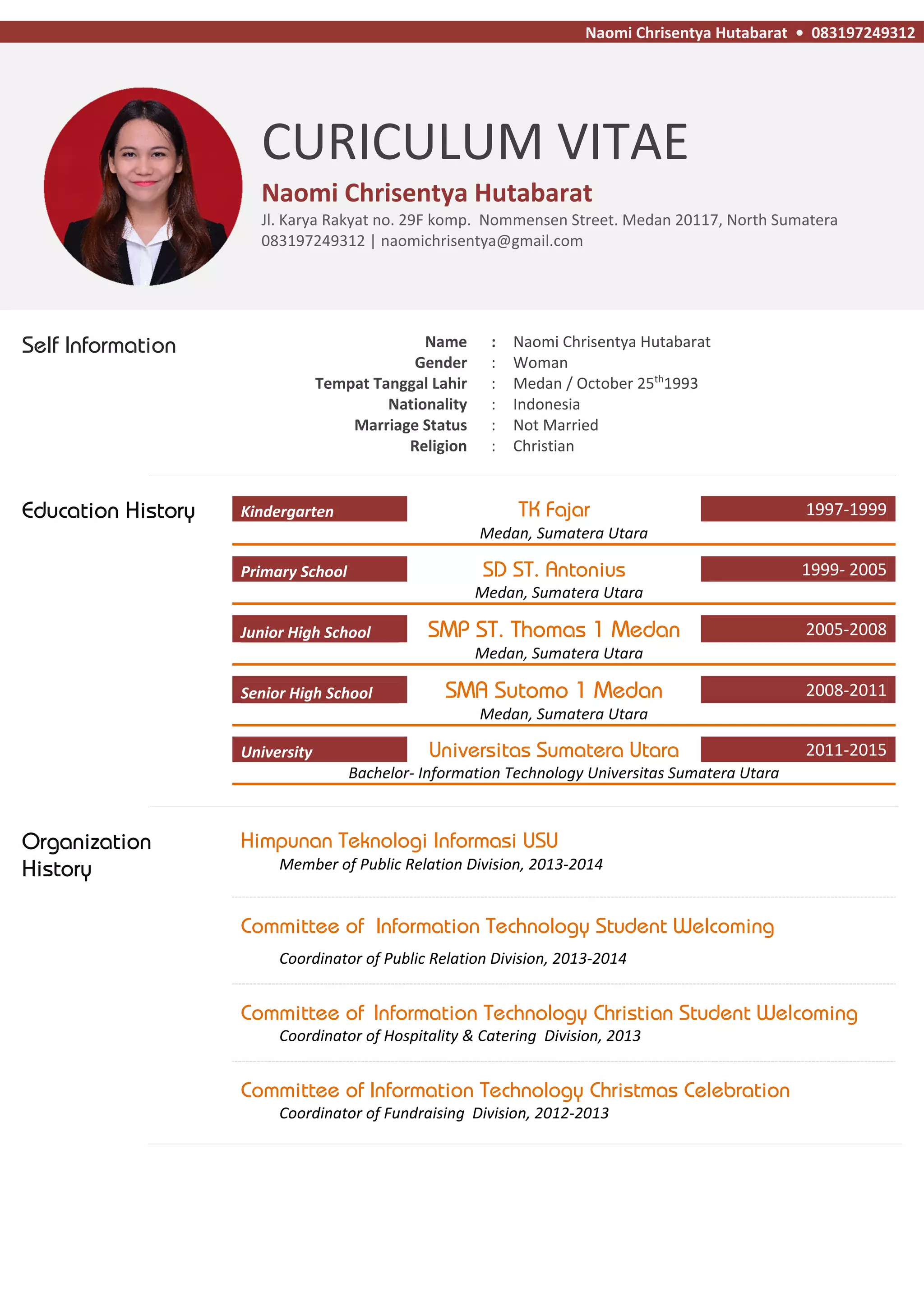[CV] Naomi Chrisentya v2 | PDF
