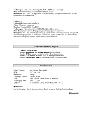 Resume | PDF