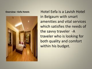 Eefa hotels | PPTX