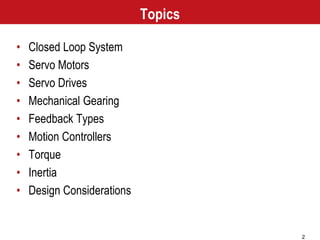 Motion Control Theory. servomotor | PDF