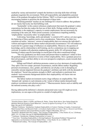 Employability - Literature Review & Scope | PDF