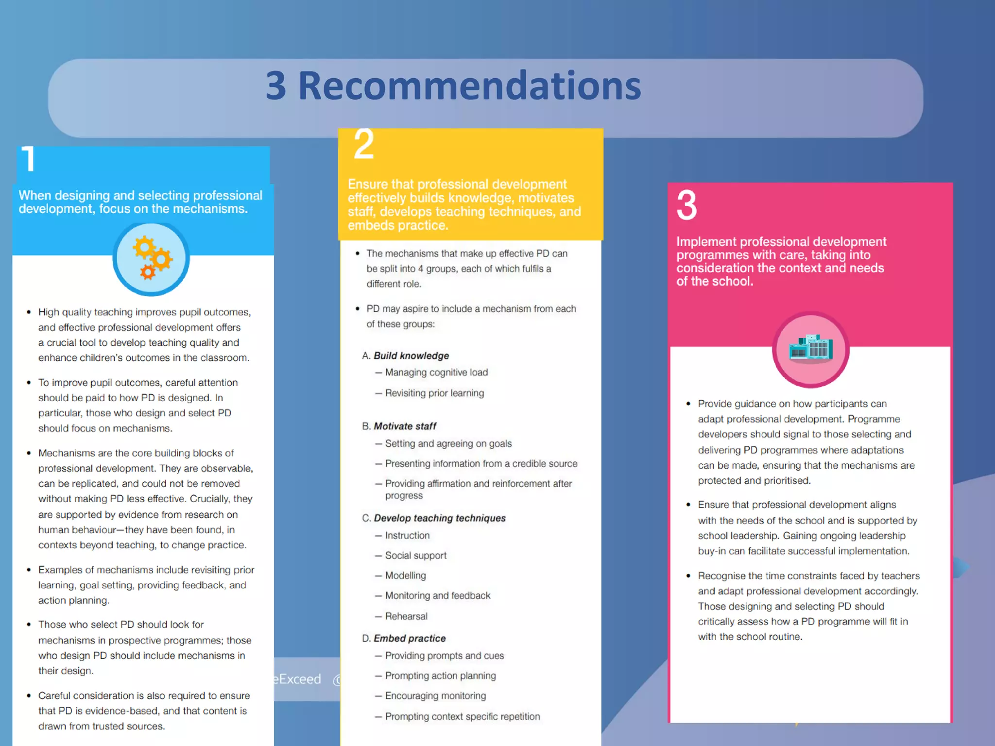 EEF guidance report and the ECT programme | PDF
