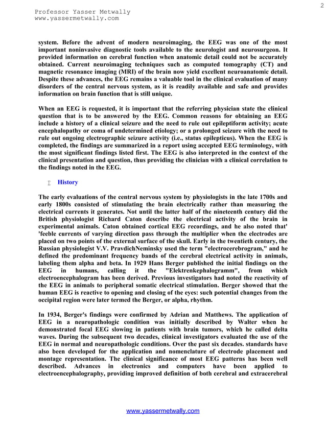 Textbook of electroencephalography | PDF