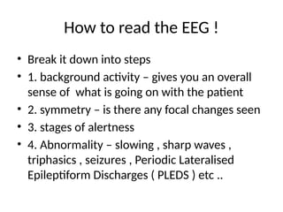 BASICS OF ELECTRO ENCEPHALOGRAM EEG - BASICS | PPTX