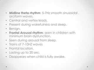 Eeg artifacts and benign variants | PPTX