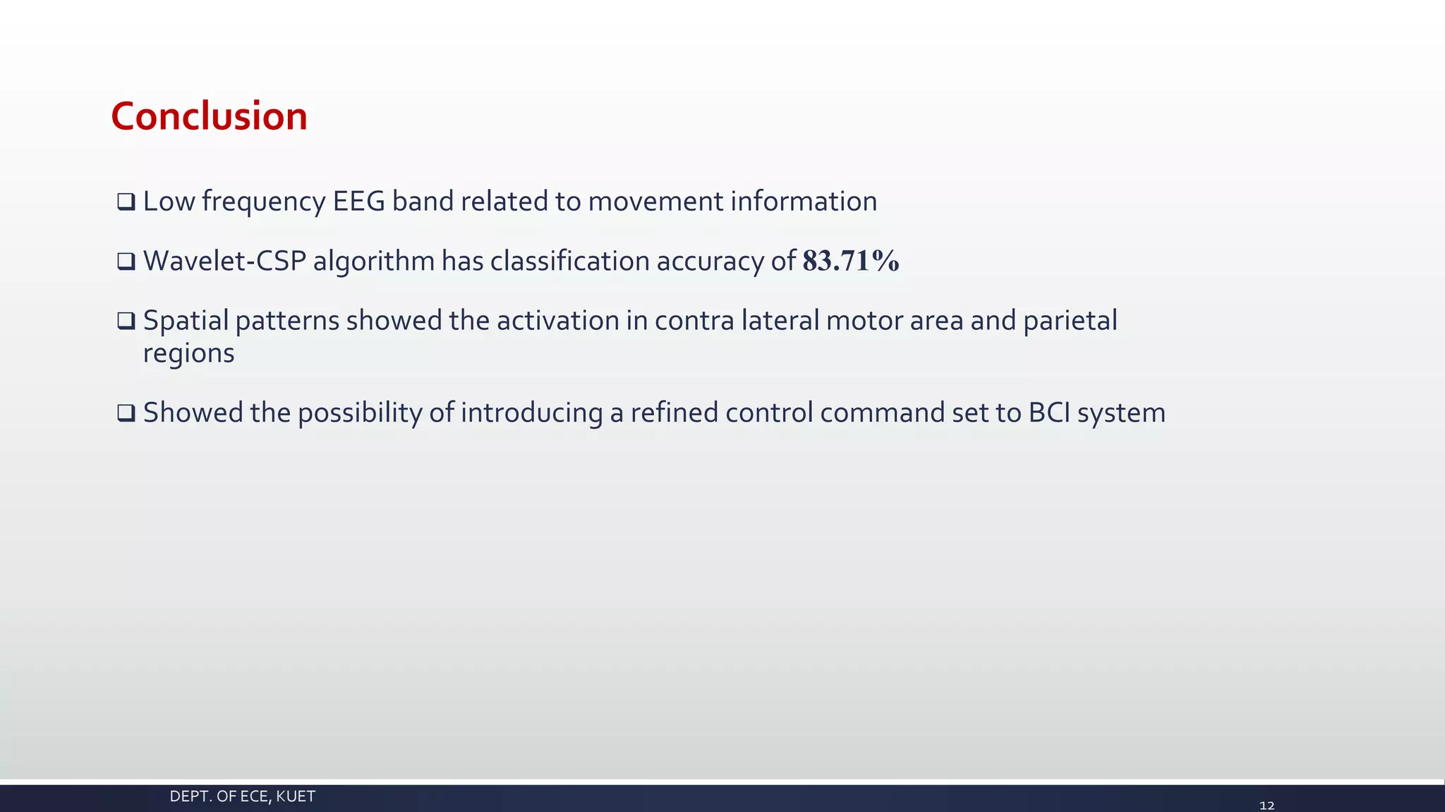 Eeg based classification | PPTX | Technology & Computing