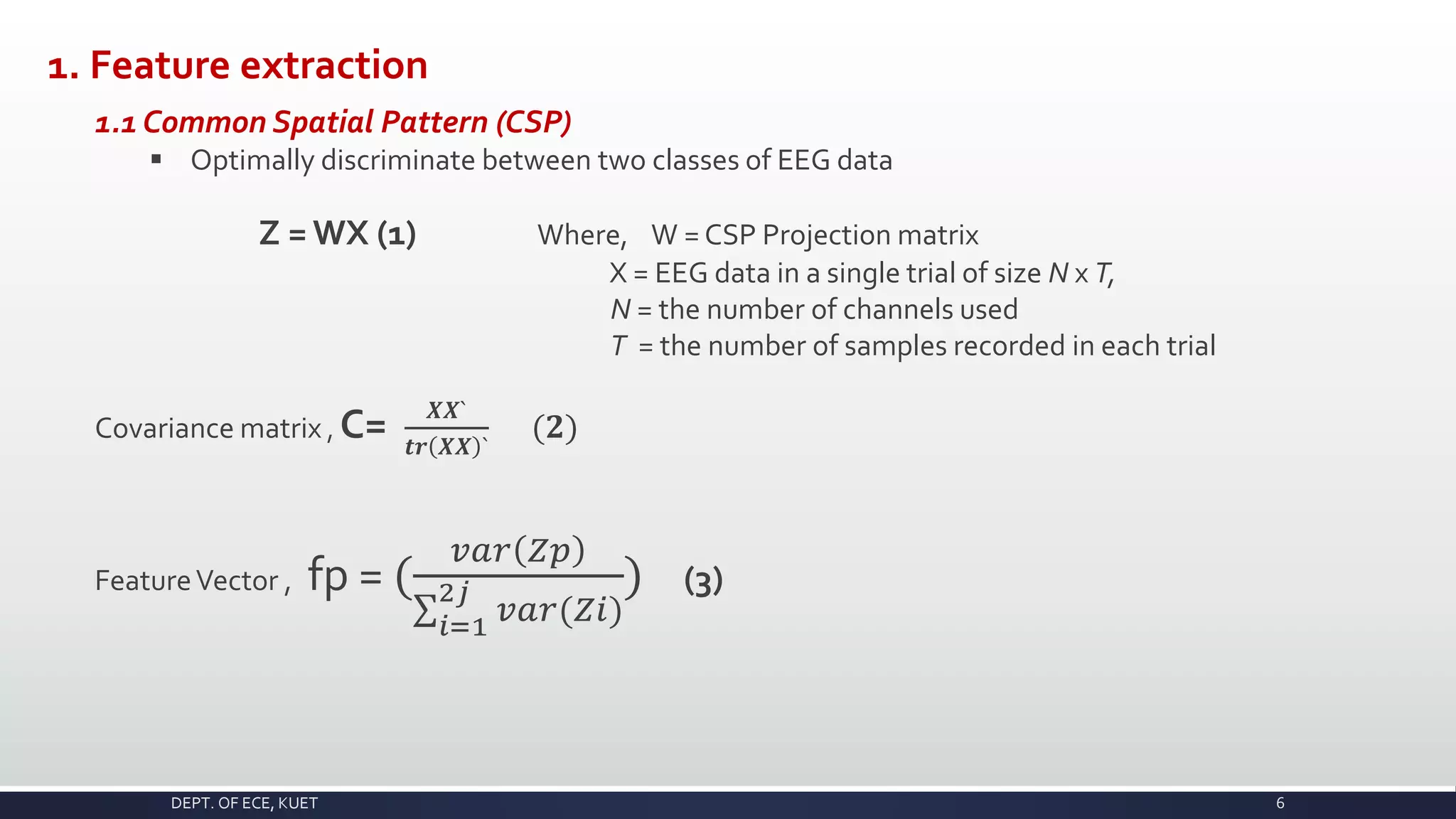 Eeg based classification | PPTX | Technology & Computing
