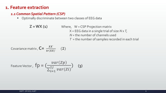 Eeg based classification | PPTX | Technology & Computing