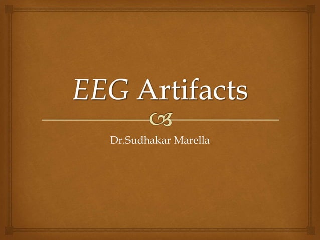 EEG artifacts 2 | PPTX
