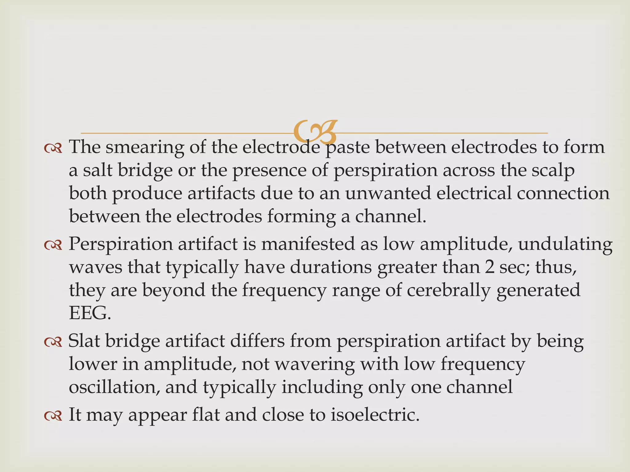 EEG artifacts | PPTX