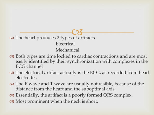 EEG artifacts | PPTX