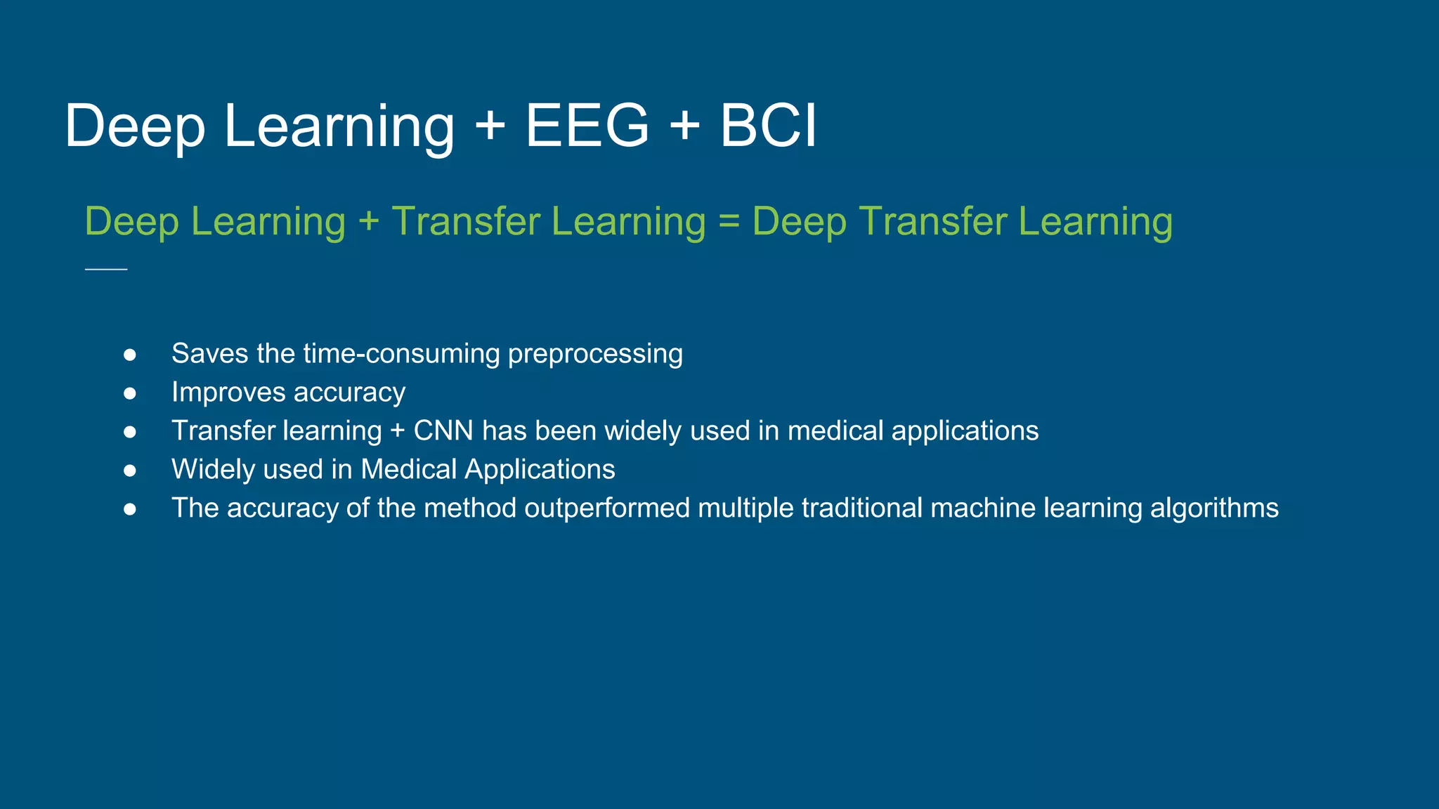 EEG Based BCI Applications with Deep Learning | PPTX