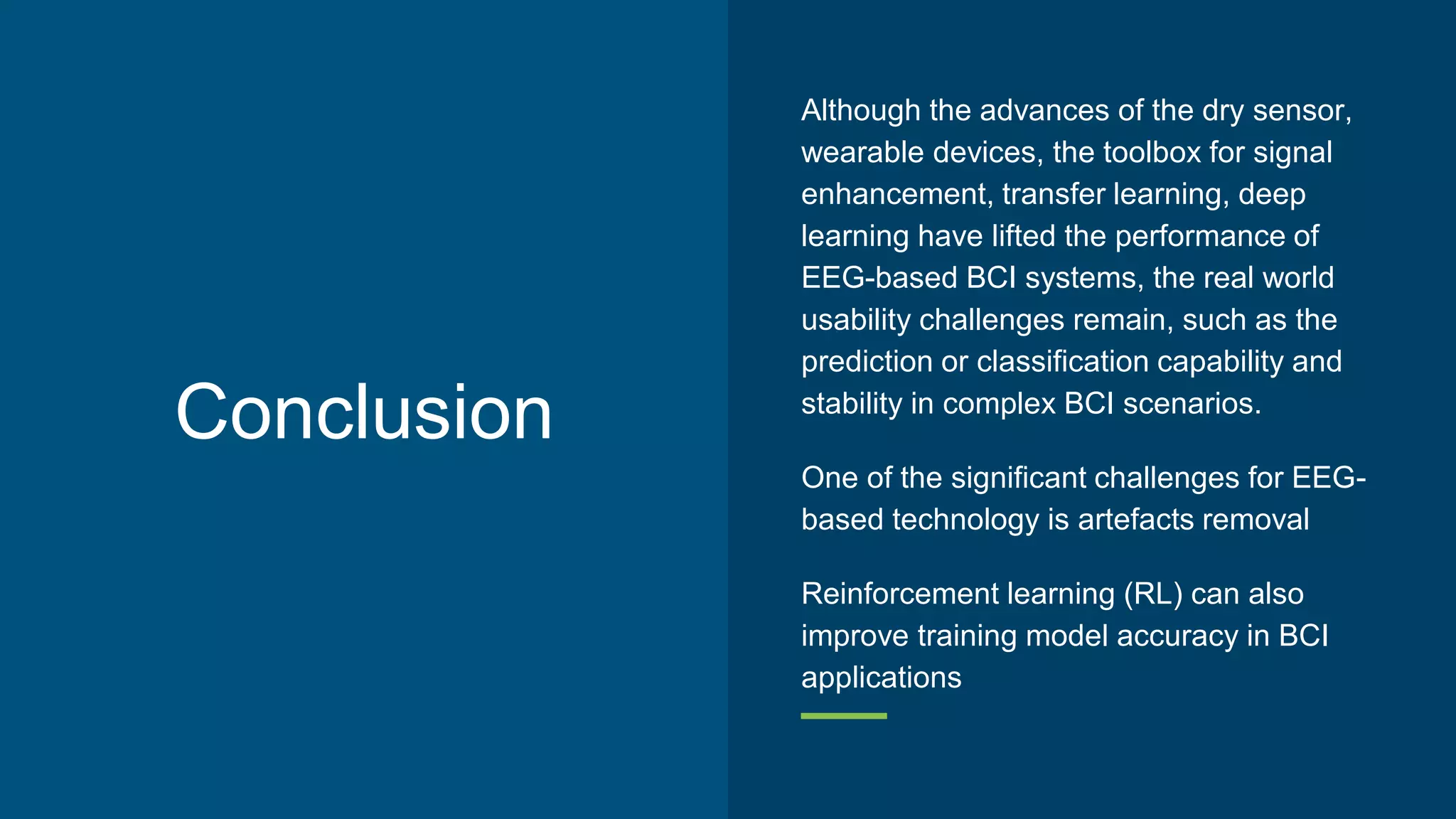 EEG Based BCI Applications with Deep Learning | PPTX